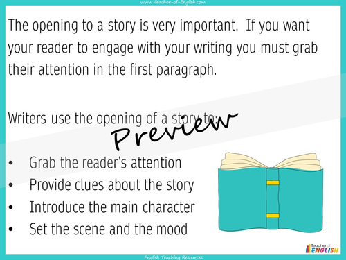 Writing Effective Story Openings | Teaching Resources