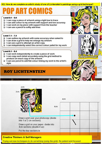 Art and Design - KS3 Comic Books - Full Project (6 Weeks) | Teaching ...