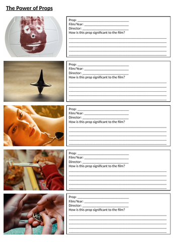 EDUQAS Film Studies - Introduction to Mise en Scene SOW | Teaching ...