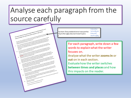 AQA English Language Paper 1 Revision | Teaching Resources