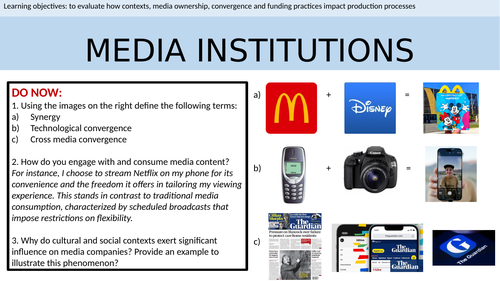 As Media Cambridge International: Media Institutions/Media Industry ...