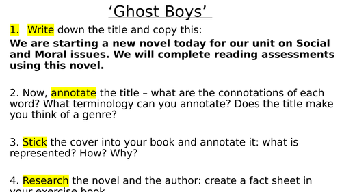Varied Resources for Jewell Parker Rhodes' Ghost Boys | Teaching Resources
