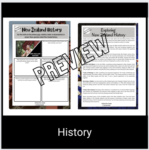 New Zealand Country Study | Teaching Resources