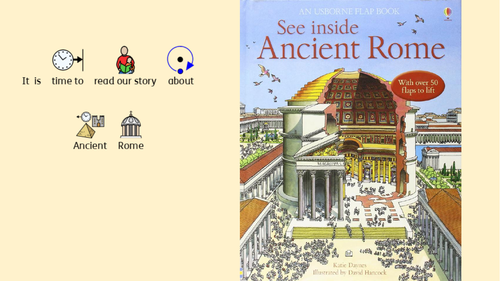 Ancient Rome Widgit Book | Teaching Resources
