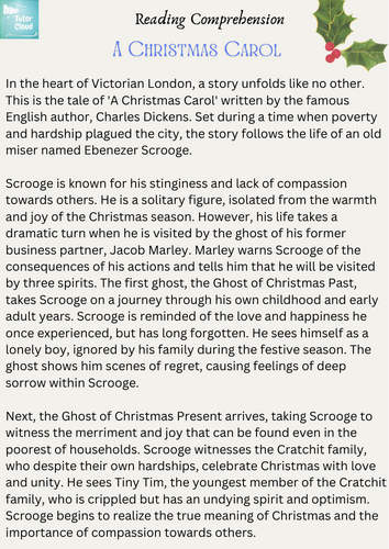A Christmas Carol By Charles Dickens Bundle Teaching Resources