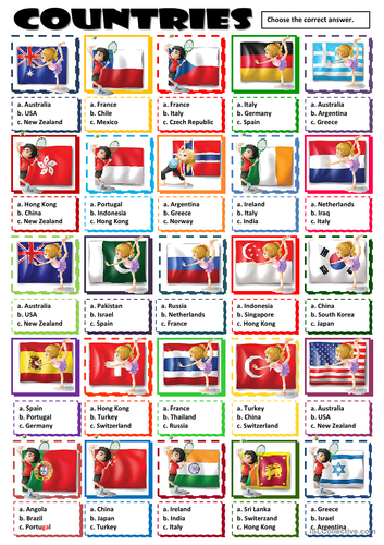 ESL/EAL Bundle: Countries + Nationalities | Teaching Resources
