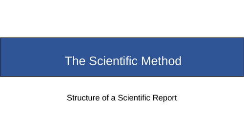 Scientific Report Writing | Teaching Resources Scientific Report Writing | Teaching Resources