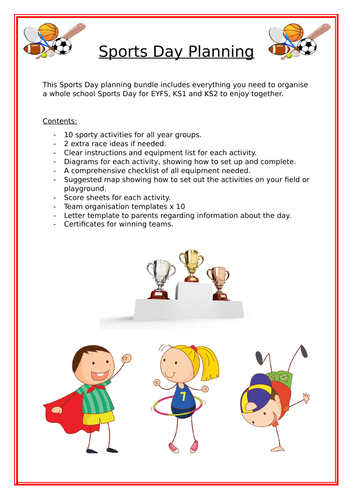 Sports Day Pack - Everything you need! | Teaching Resources