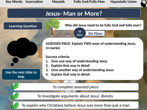 KS3 Jesus of history Christ of Faith Unit | Teaching Resources