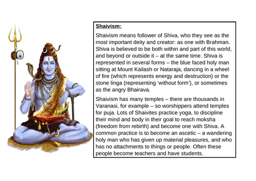 KS3- Hinduism Unit of Work | Teaching Resources