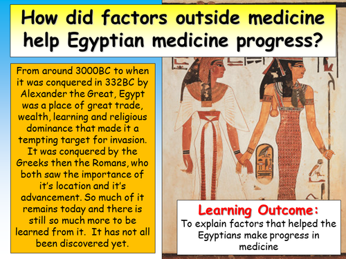 Ancient Egyptian Medicine Progress | Teaching Resources