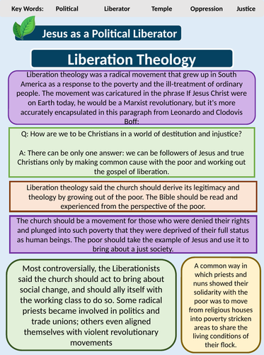 Jesus as a Political Activist | Teaching Resources