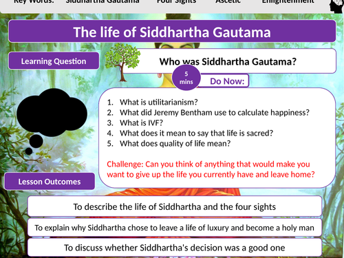 The Life of Siddhartha Gautama Buddha | Teaching Resources