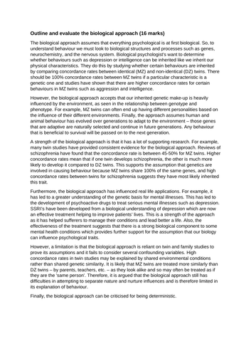 L5: Reductionism vs Holism - Issues & Debates - AQA Psychology ...