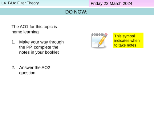 L4: Filter Theory - Relationships - AQA Psychology | Teaching Resources