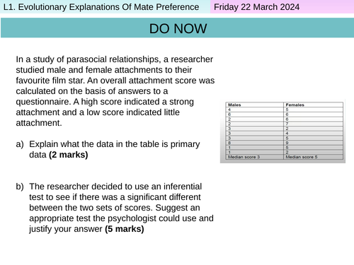 L9. Parasocial Relationships - Paper 3 - AQA Psychology | Teaching ...