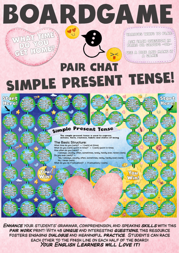 English Chat using Simple Present Tense! | Teaching Resources