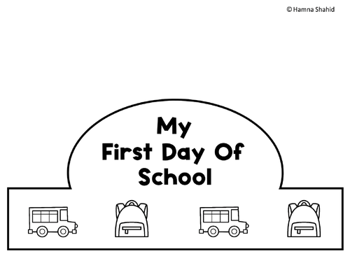 First Day of School Crowns - First Day of School Activities | Teaching ...