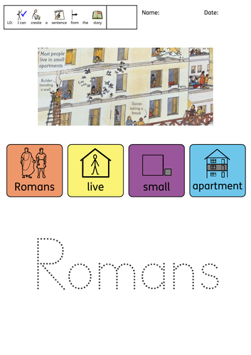 Romans Worksheet | Teaching Resources