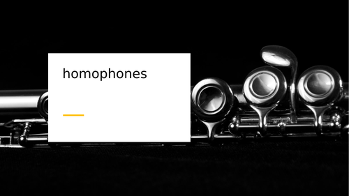 Homophones Lesson | Teaching Resources