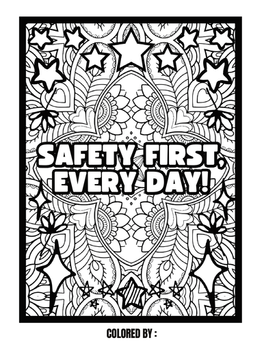 Safety Awareness Activities, Door Decorations Saying, Word Wall ...
