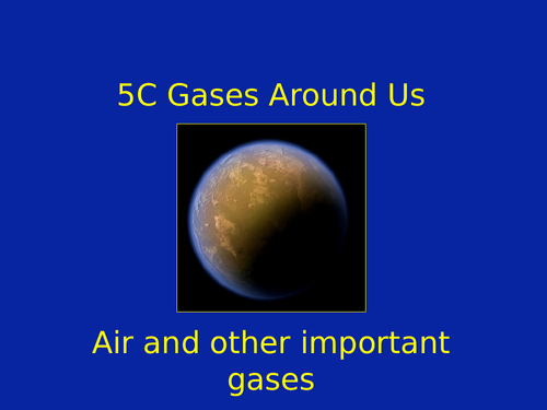 Gases Year 5 Lesson Plan Including Noble Gases | Teaching Resources