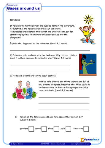 Gases Year 5 Lesson Plan Including Noble Gases | Teaching Resources