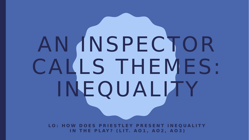 An Inspector Calls themes: Inequality | Teaching Resources