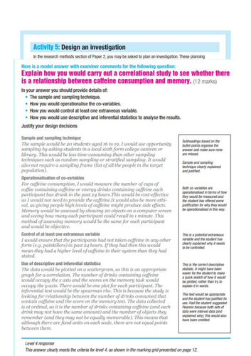L22: Designing Studies (12 Mark Question) - Research Methods - AQA ...