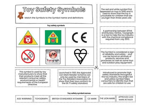 Toy safety early years health and safety | Teaching Resources