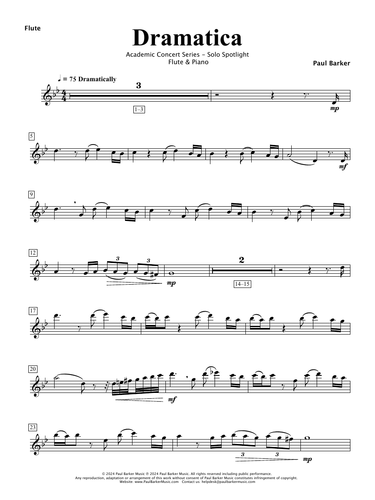 Dramatica (Flute and Piano) | Teaching Resources