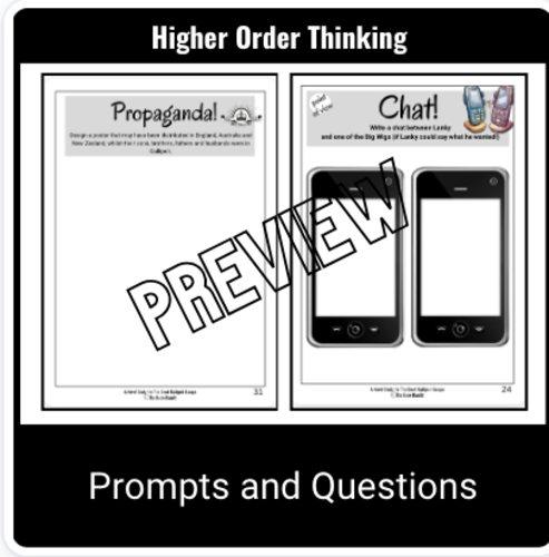 THE GREAT GALLIPOLI ESCAPE by Jackie French NOVEL STUDY | Teaching ...