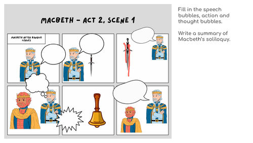 Macbeth, Act 2, Scene 1 - SEN | Teaching Resources
