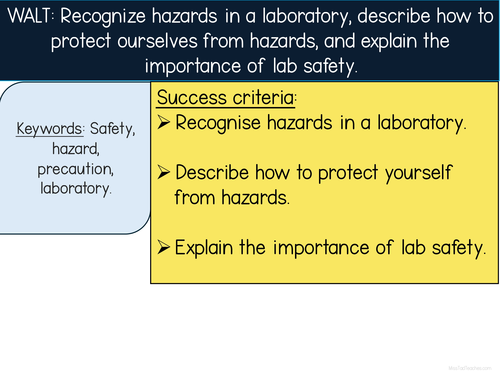 Lesson 1: Essential Lab Safety- Part of the comprehensive Science ...