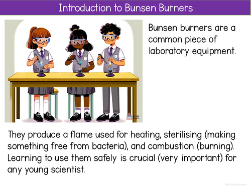 Lesson 3: Bunsen Burners- Part of the comprehensive Science Skills Unit ...