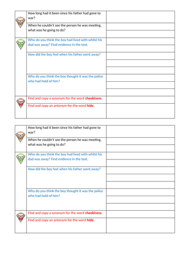 Whole Class Reading planning: When the Sky Falls | Teaching Resources