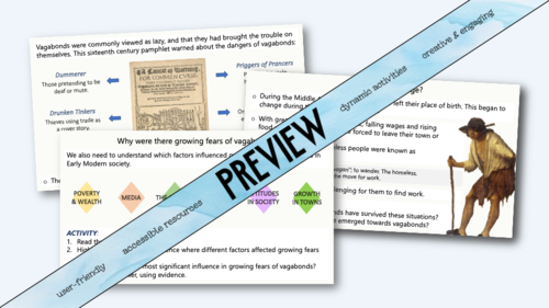 Vagabondage during the Early Modern Period (Edexcel) | Teaching Resources