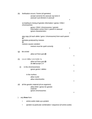 IGCSE CIE A3 Exam sheet - Inheritance | Teaching Resources IGCSE CIE A3 Exam sheet - Inheritance | Teaching Resources