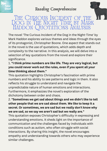 The Curious Incident of the Dog in the Night-Time by Mark Haddon ...