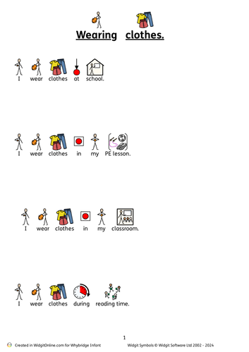 Wearing clothes social story | Teaching Resources