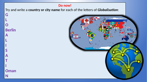 KS3 Geography Globalisation & TNCs 12 lessons + assessment. Trade, TNCs ...