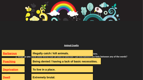 Animal Cruelty - Writing lesson / Article writing | Teaching Resources