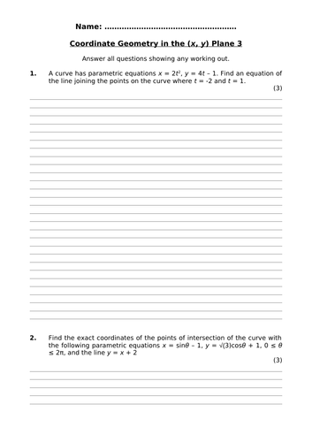 A Level Mathematics Assessment Pack | Teaching Resources