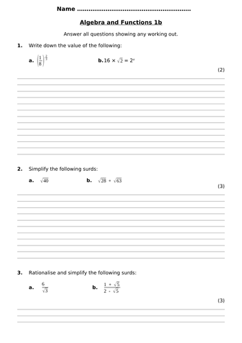 A Level Mathematics Assessment Pack | Teaching Resources