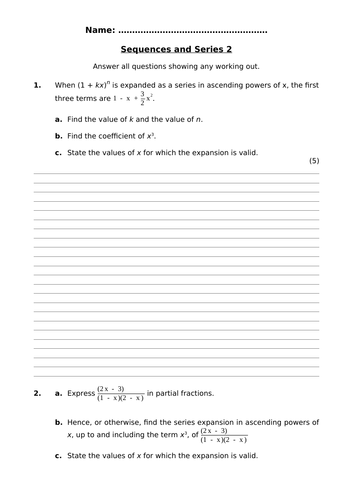 A Level Mathematics Assessment Pack | Teaching Resources