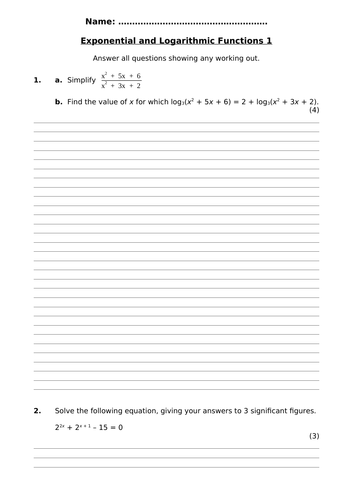 A Level Mathematics Assessment Pack | Teaching Resources