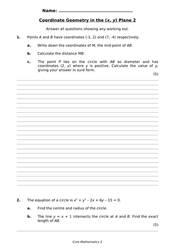 A Level Mathematics Assessment Pack | Teaching Resources