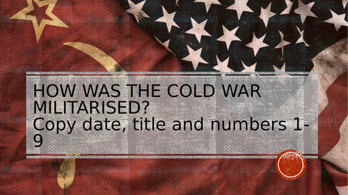 Origins of the Cold War Lessons | Teaching Resources