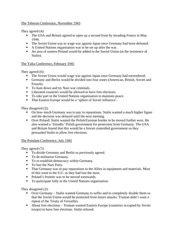 Origins of the Cold War Lessons | Teaching Resources