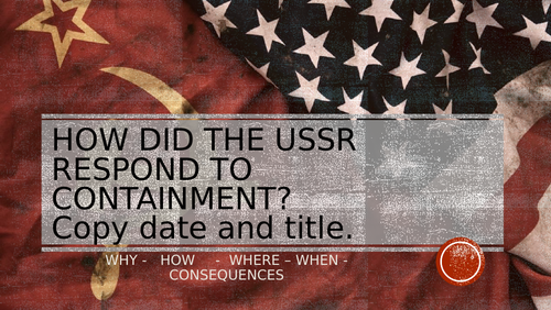 Origins of the Cold War Lessons | Teaching Resources